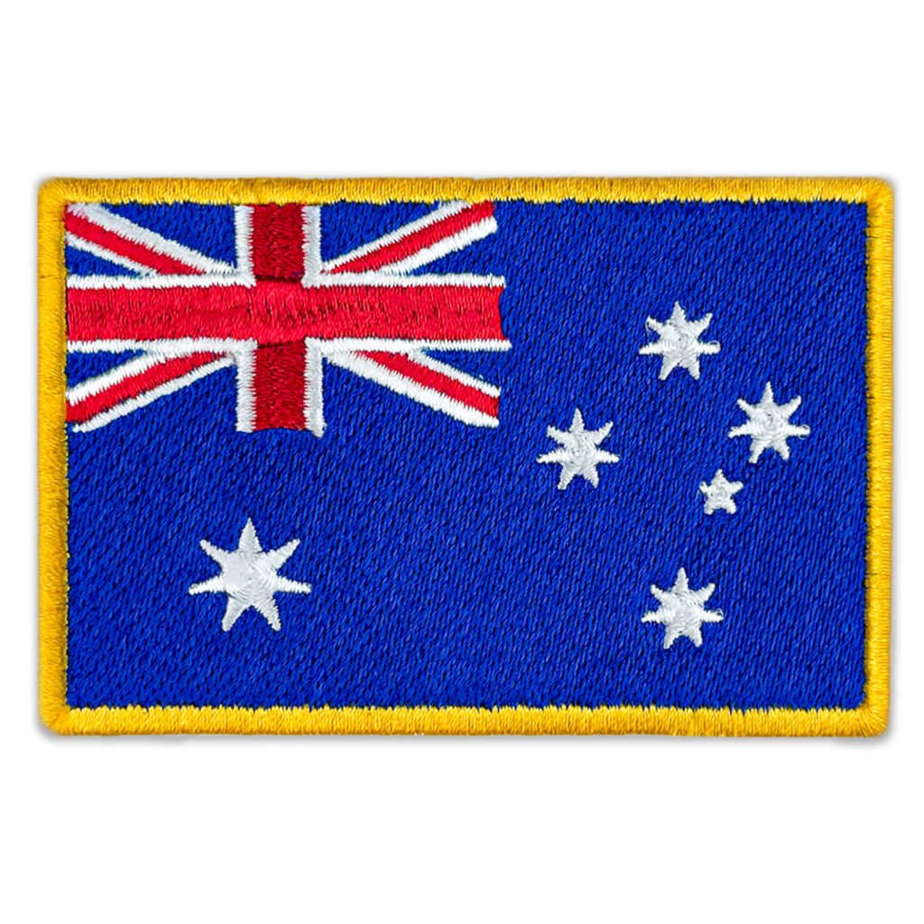 Australia Flag Embroidered Patch - Express Patches
