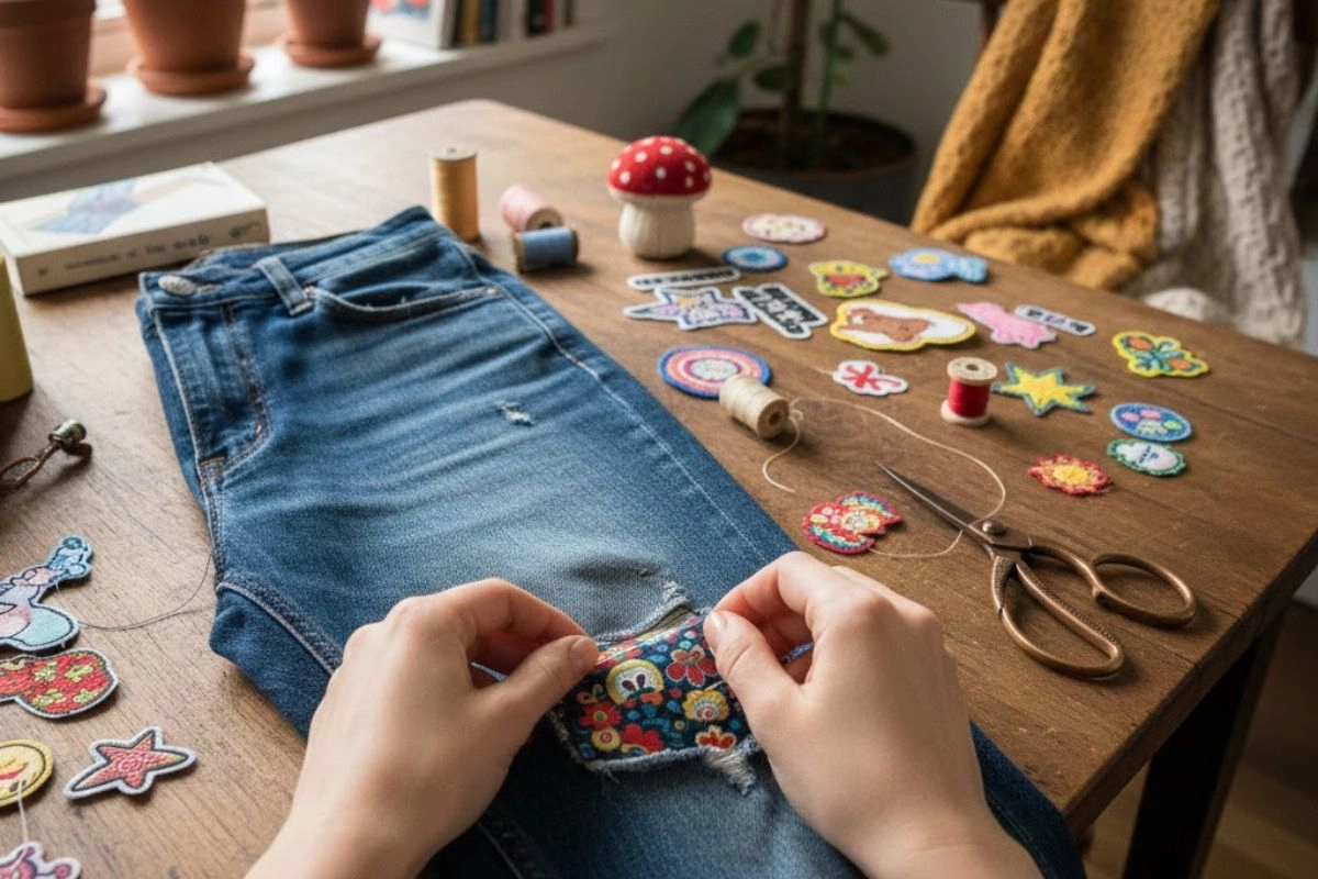 How to Upgrade Your Ripped Jeans with DIY Patches