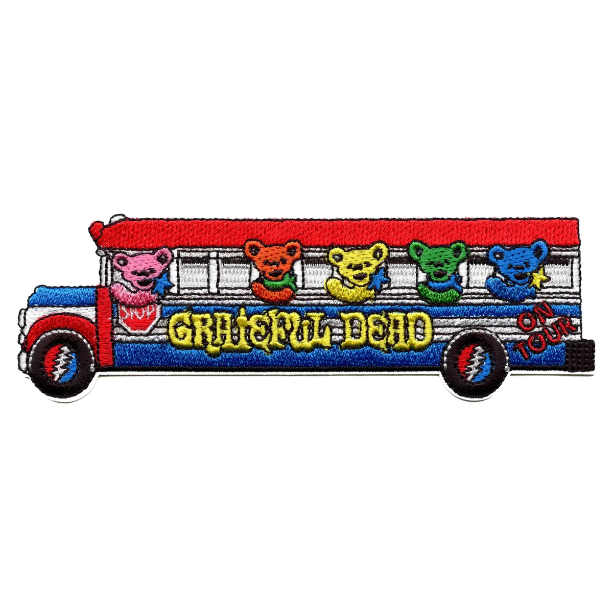 Grateful Dead Tour Bus Embroidered Patch